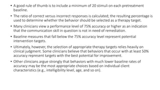 Basic Considerations In Speech Therapy | PPTX