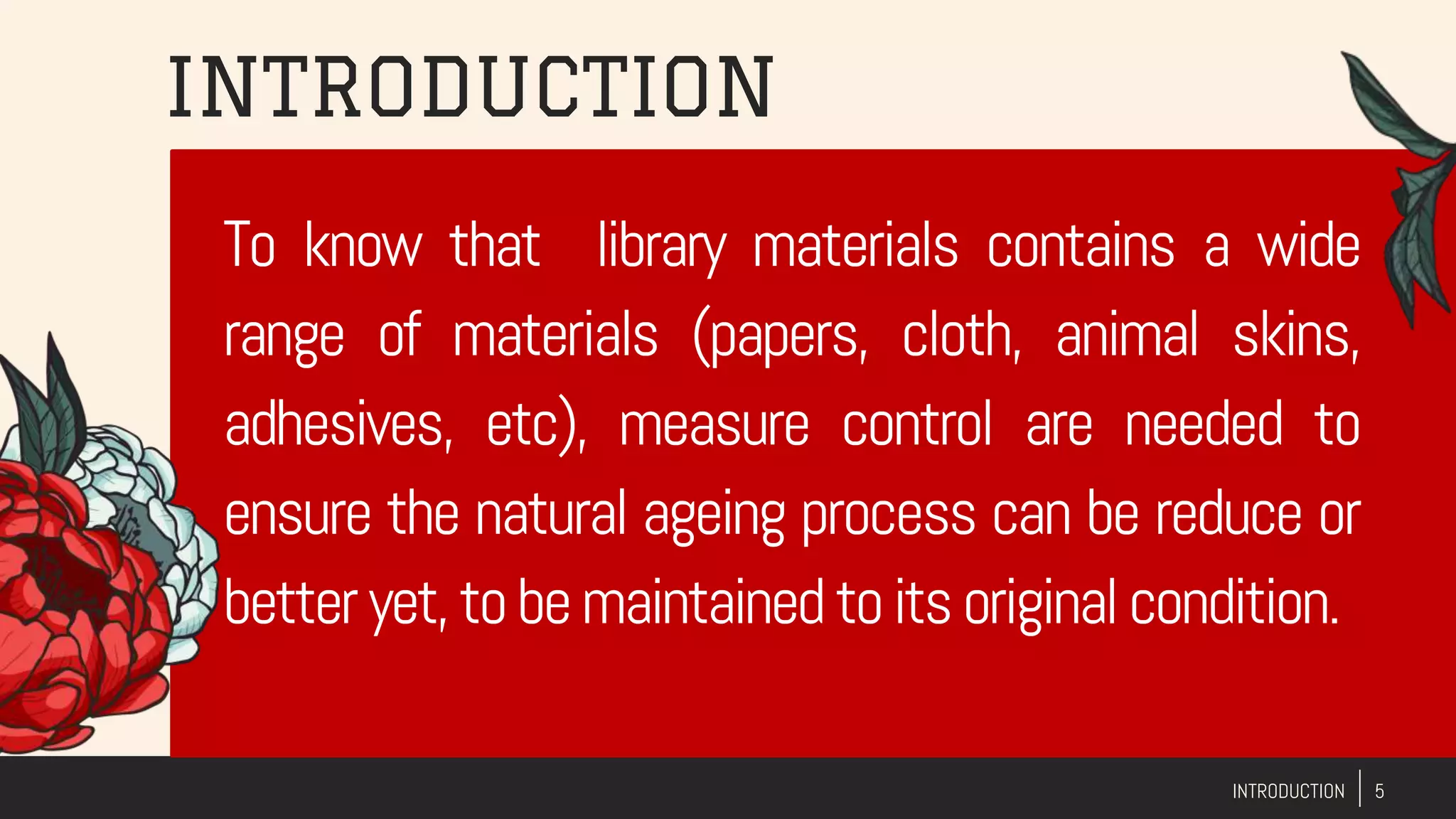 BASIC CONSERVATION & PRESERVATION | PPT