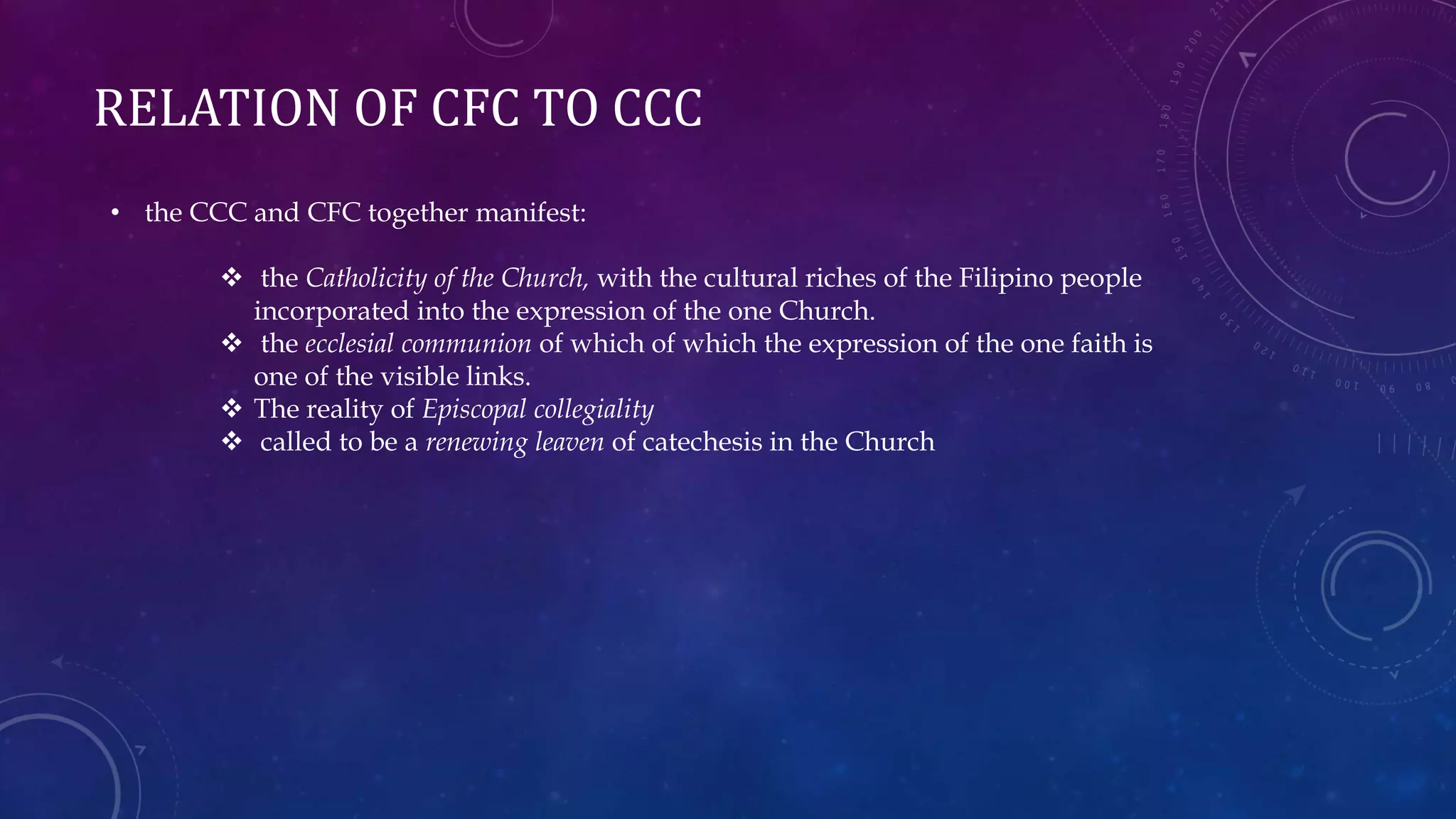 Catechetical Program Basic content Chapter V NCDP | PPTX