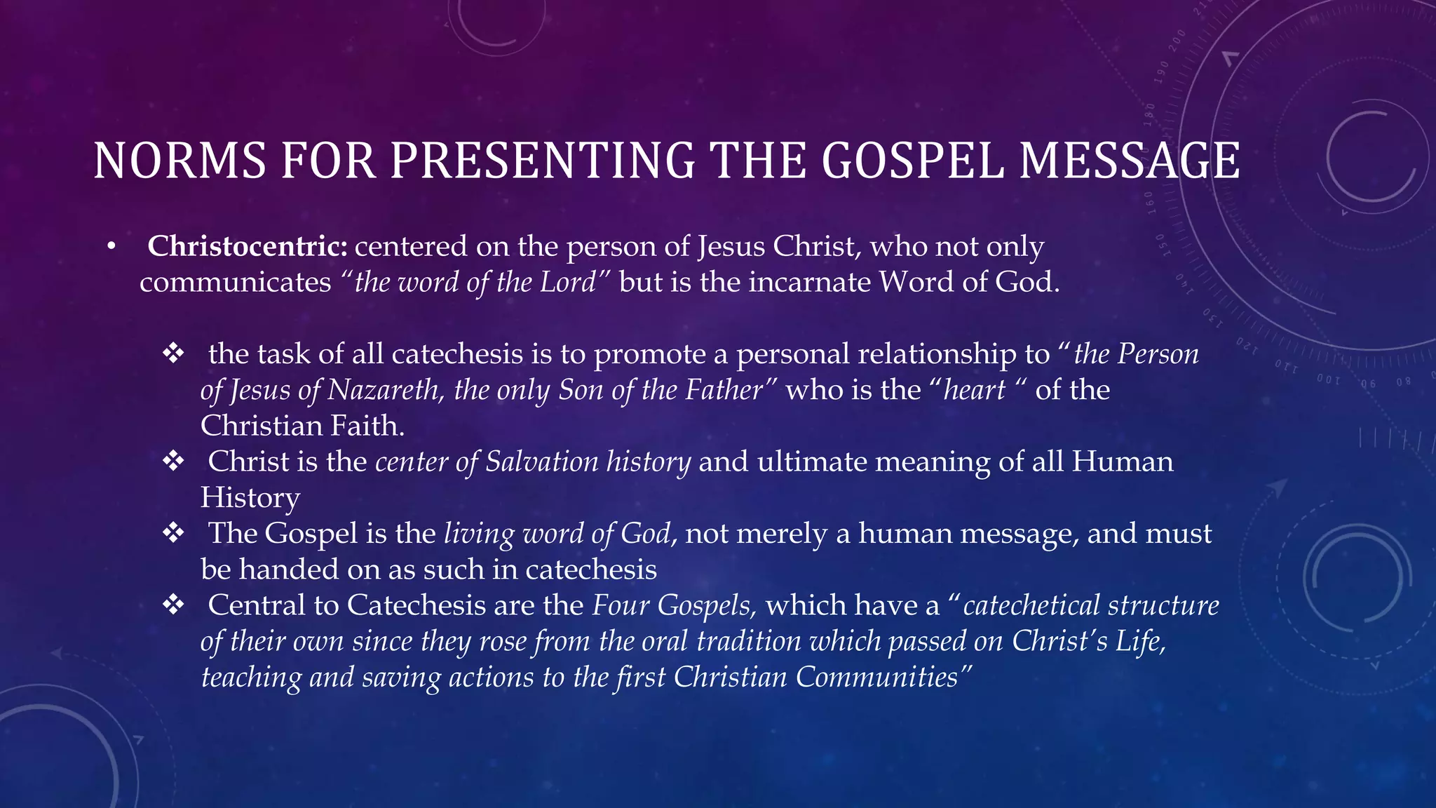 Catechetical Program Basic content Chapter V NCDP | PPTX