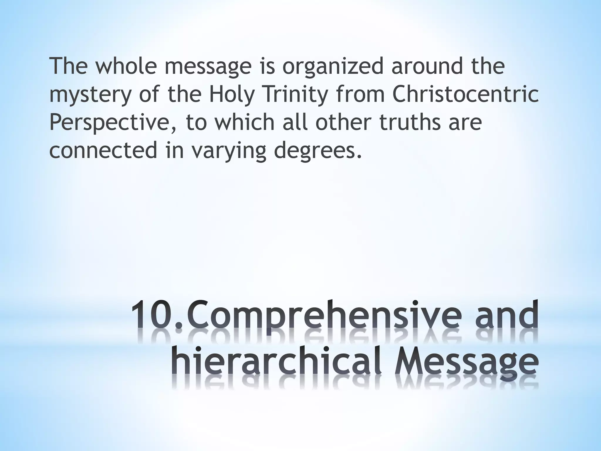 Basic content of the church's catechesis | PPTX