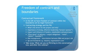 Basic Contract Law for PMs webinar Part1: Contracts – what are they all ...