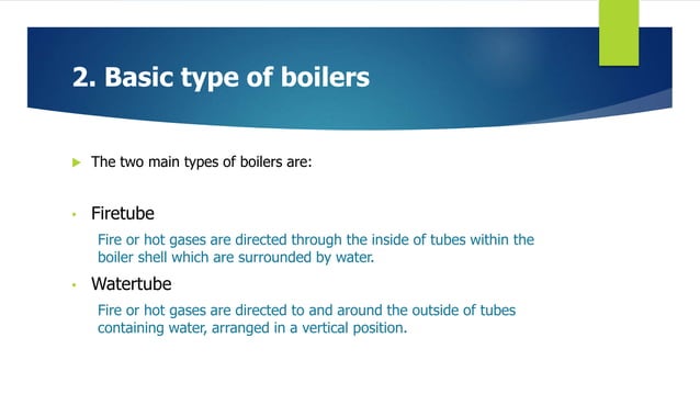 Basic controls for boilers | PPTX