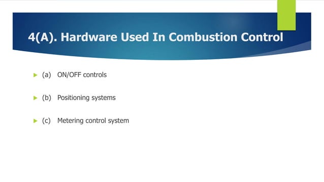 Basic controls for boilers | PPTX