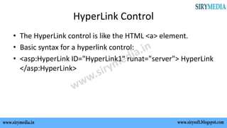 Basic controls in asp | PPT