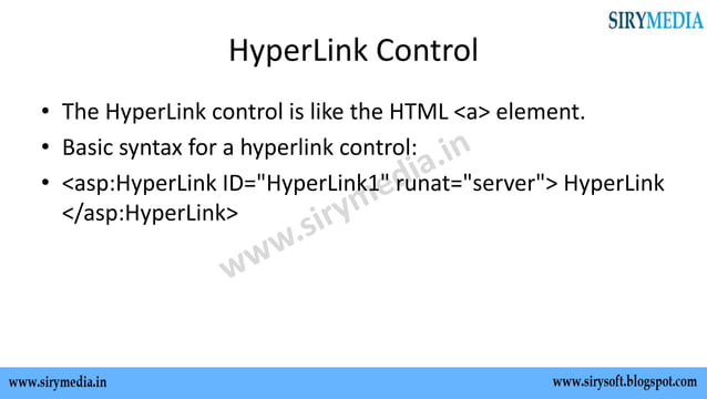 Basic controls in asp | PPT