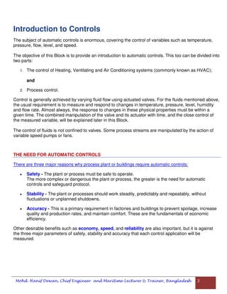 Basic Control Theory | PDF