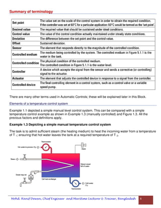 Basic Control Theory | PDF