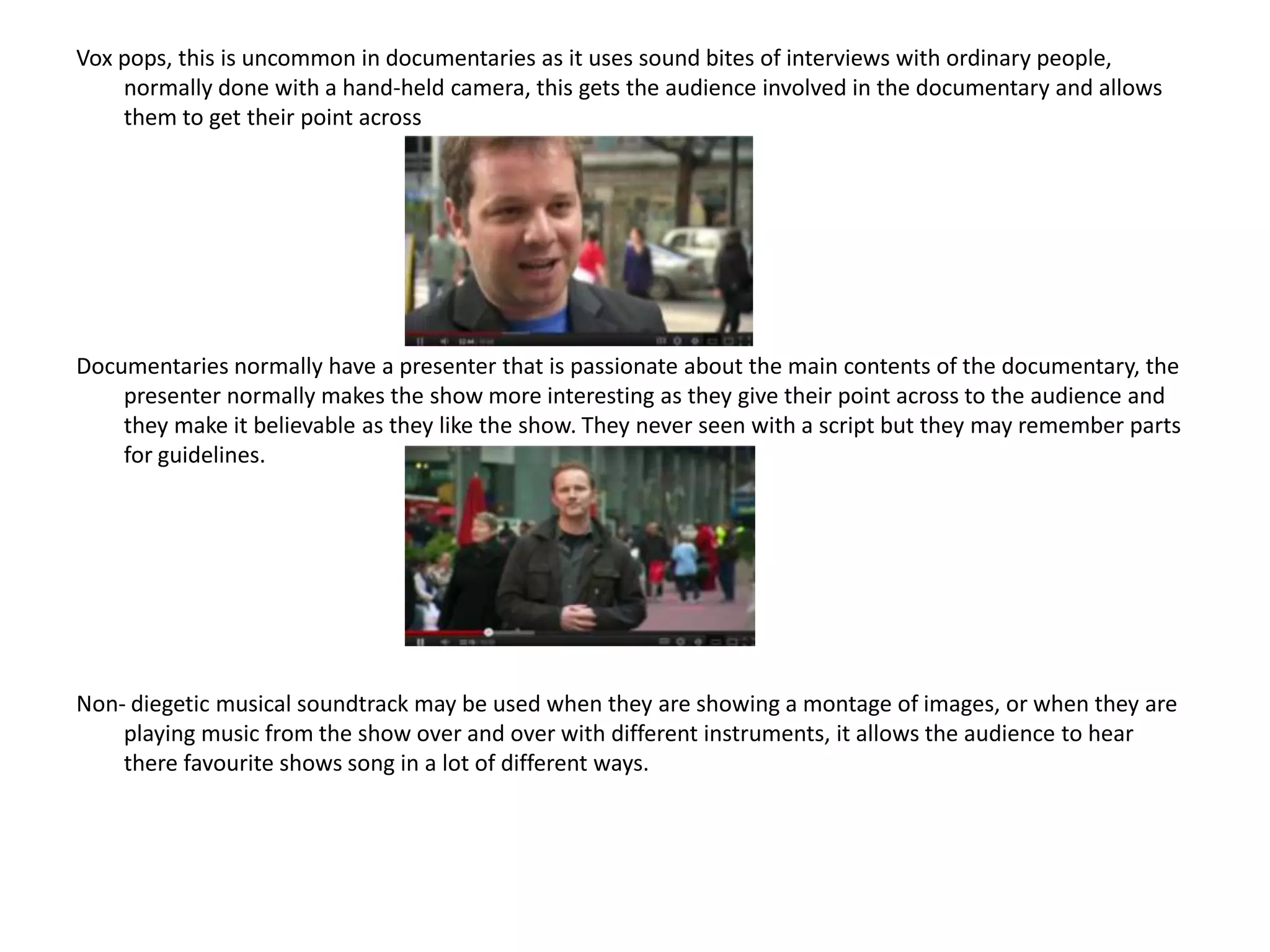 Basic conventions of documentary | PPTX