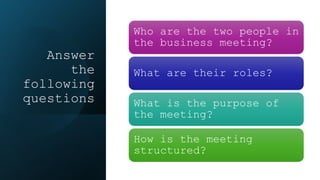 Basic Conversation.pptx ini menjadi acuan tentang bagaimana mempelajari perckapan dasar | PPT