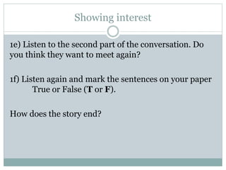 Basic conversation 5 | PPT
