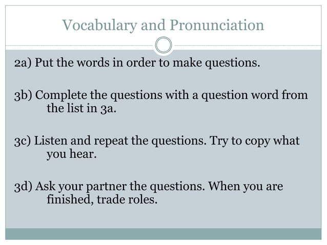 Basic conversation 5 | PPTX