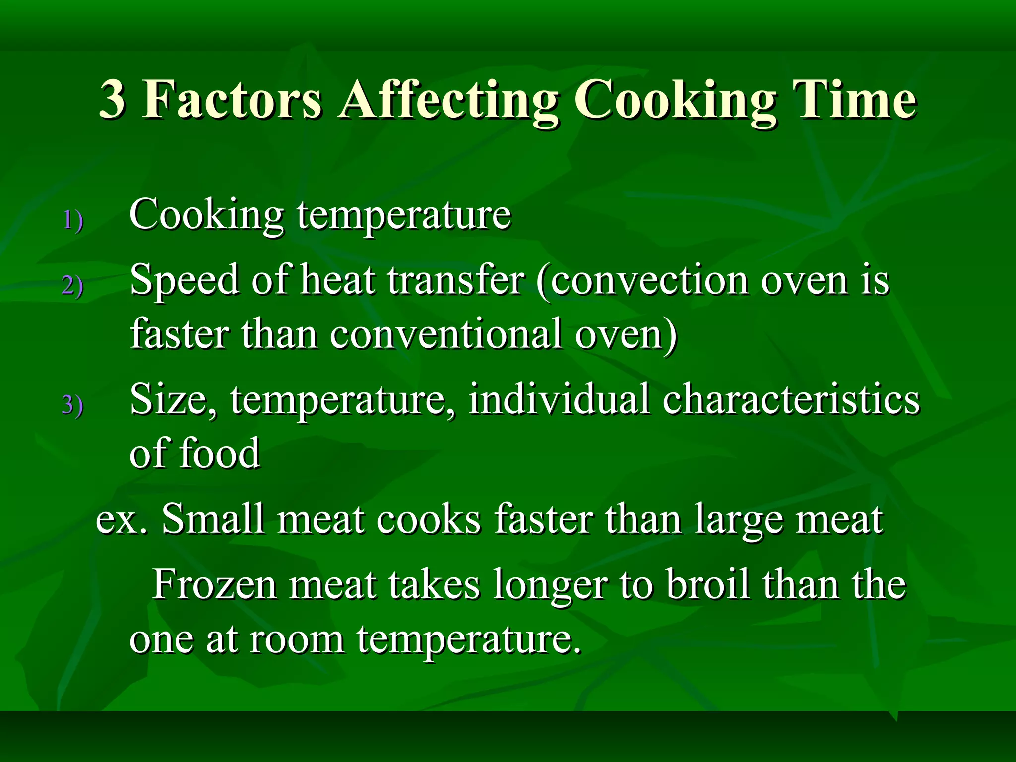 Basic cooking principles | PPT