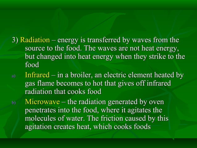 Basic cooking principles | PPT | Cooking | Food & Drink