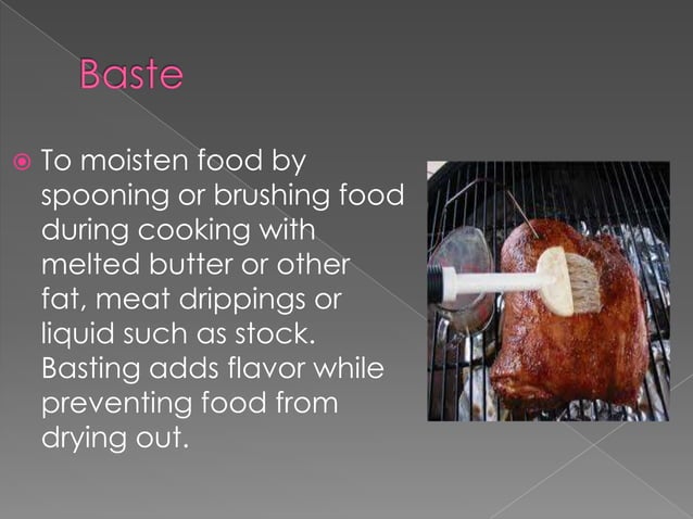 Basic cooking terms | PPTX