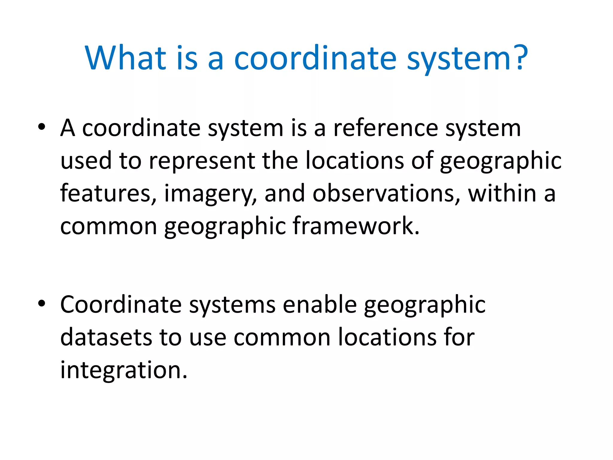 Basic coordinate system | PPTX