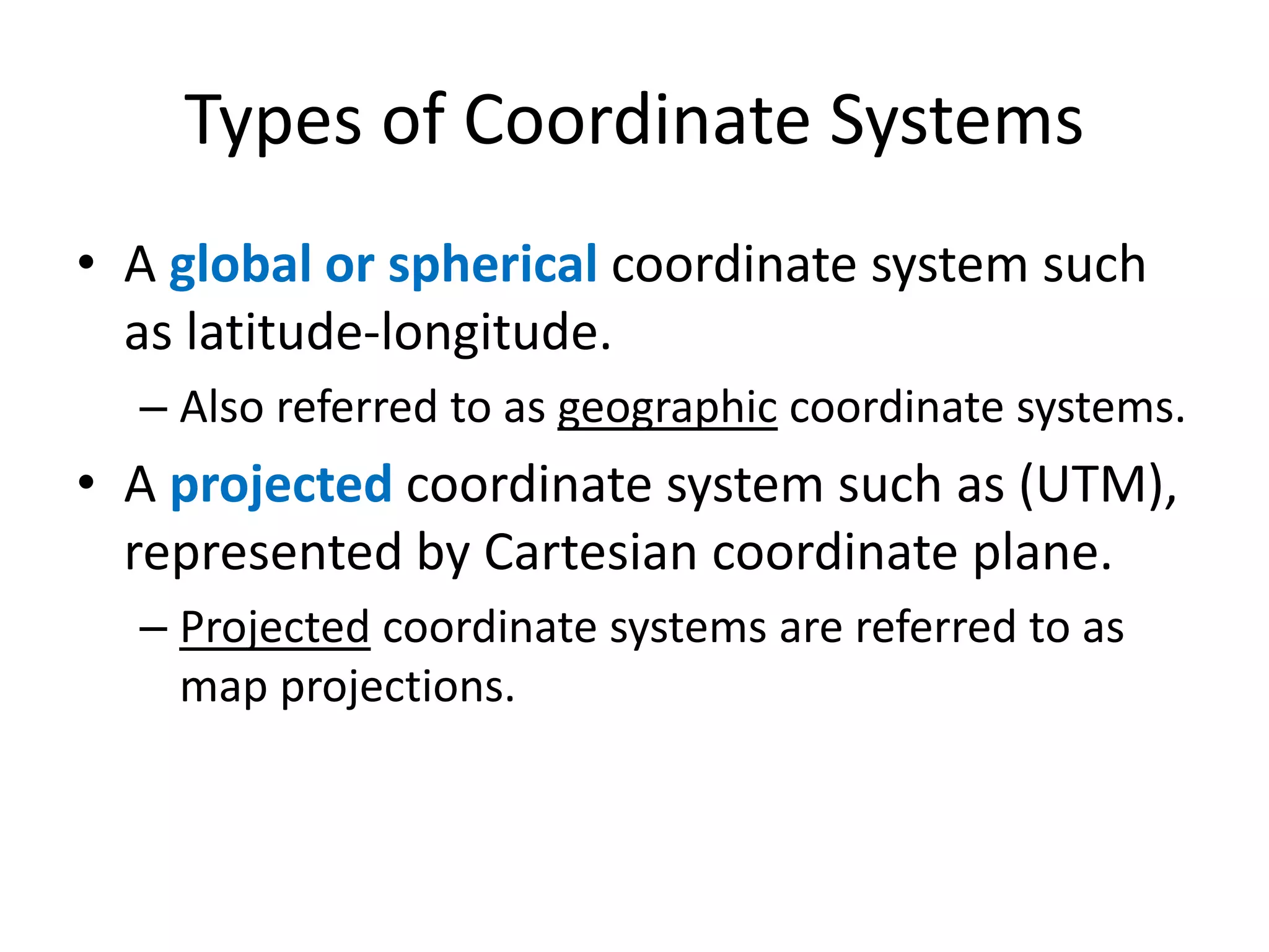 Basic coordinate system | PPTX