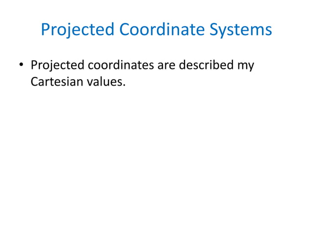 Basic coordinate system | PPTX