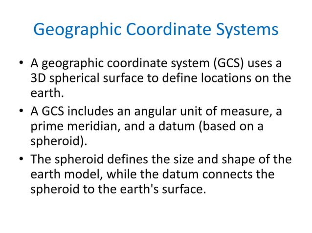 Basic coordinate system | PPTX