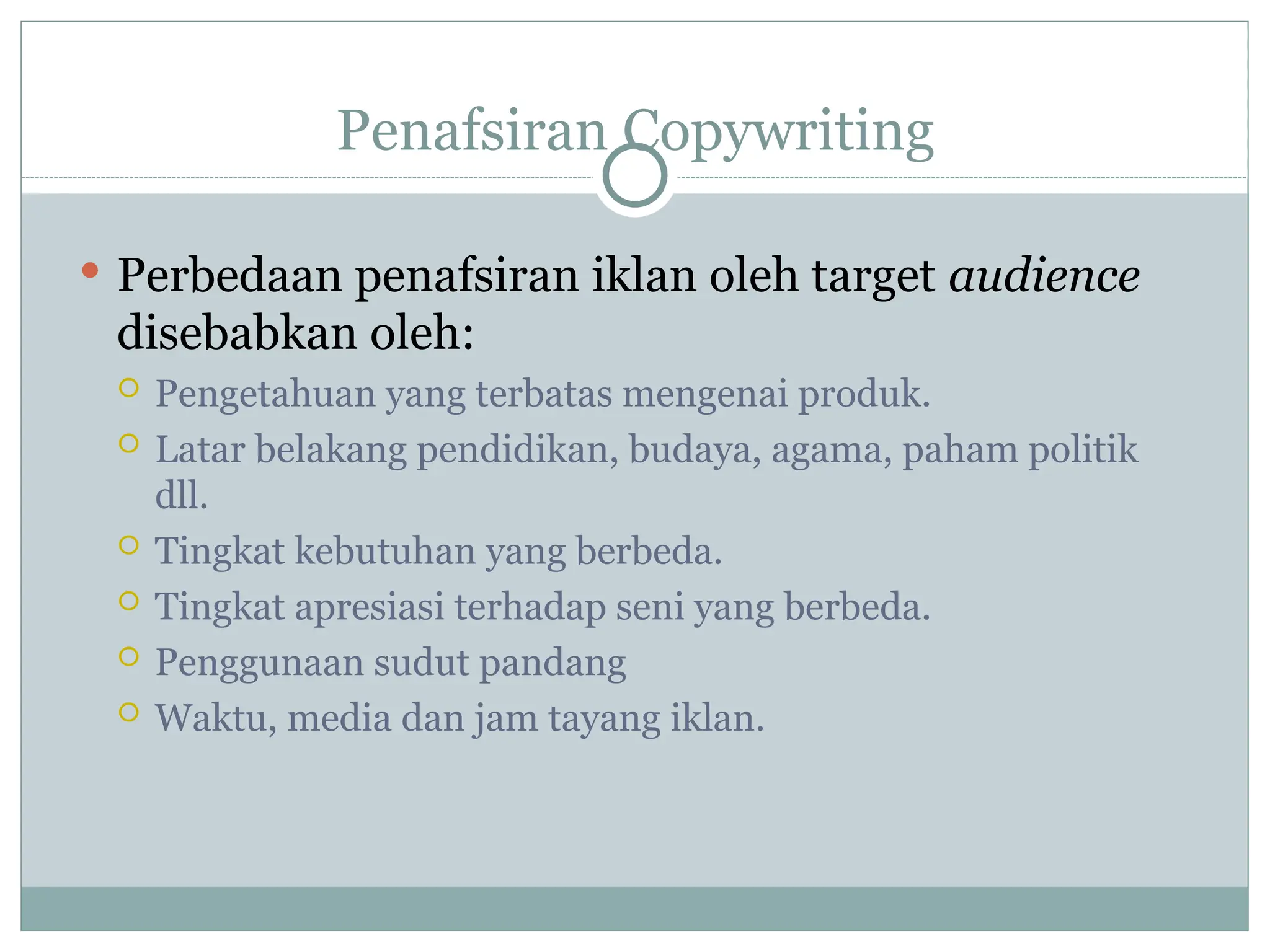 MATERI DASAR DASAR COPYWRITING UNTUK PEMULA | PPT