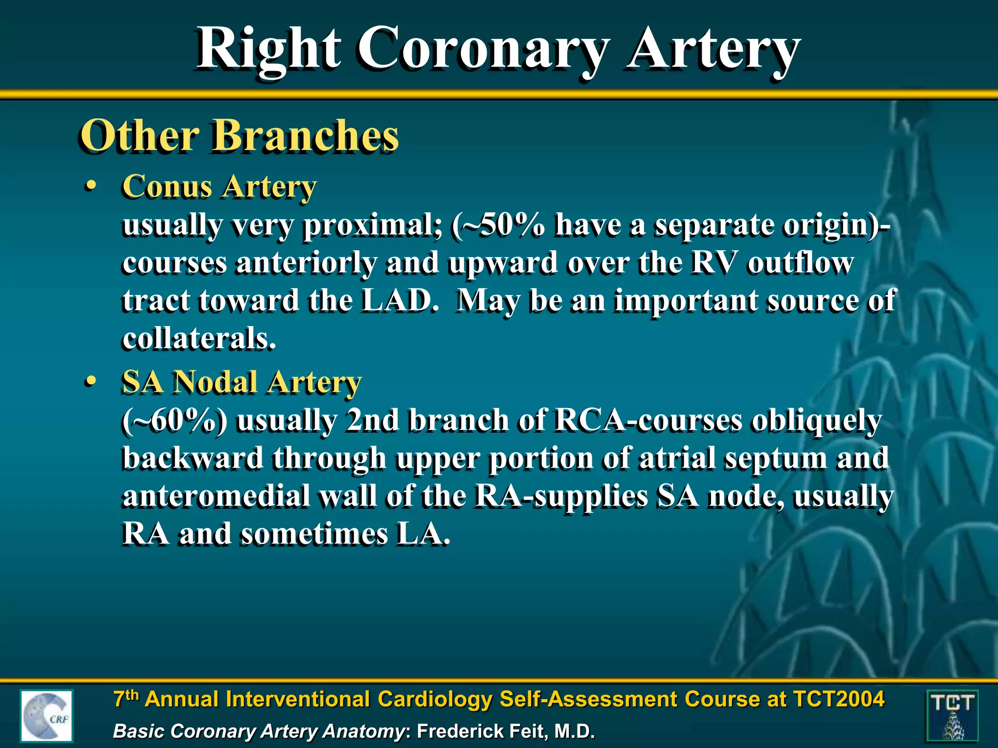 Basic Coronary Anatomy - Paul Fefer, MD..ppt