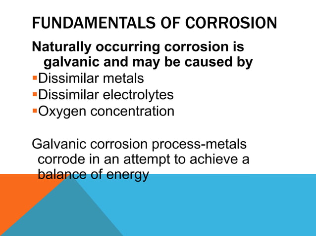 Basic Corrosion - CP Series - Eric Langelund | PPT