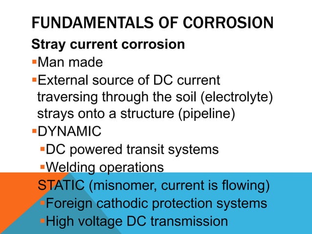 Basic Corrosion - CP Series - Eric Langelund | PPT