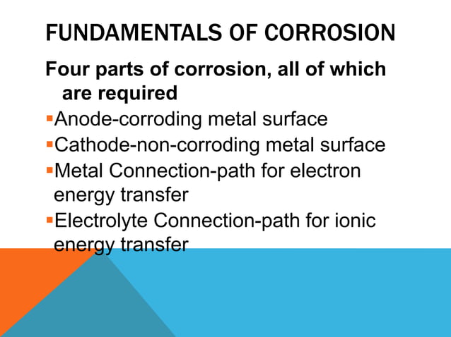 Basic Corrosion - CP Series - Eric Langelund | PPT