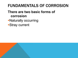 Basic Corrosion - CP Series - Eric Langelund | PPTX