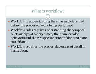 workflow in temporal state machine v1 | PPT