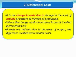 Basic cost concepts | PPTX