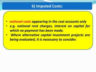 Basic cost concepts | PPTX