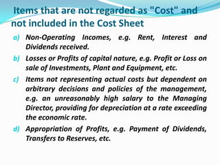 Basic cost concepts | PPTX