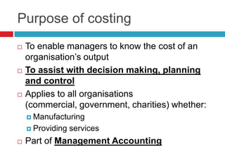 Basic costing -_chp1 | PPT