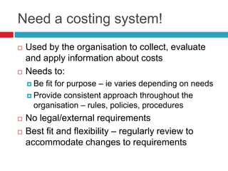 Basic costing -_chp1 | PPT