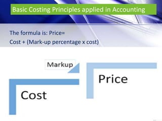Basic costing principles | PPTX