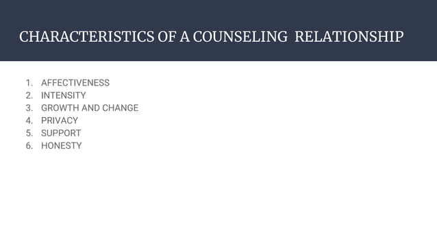 Basic counseling skills | PPTX