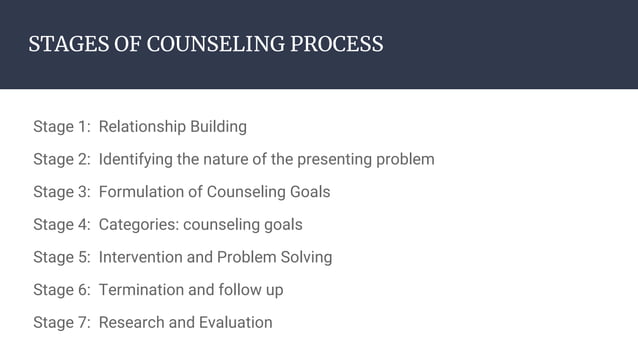 Basic counseling skills | PPTX