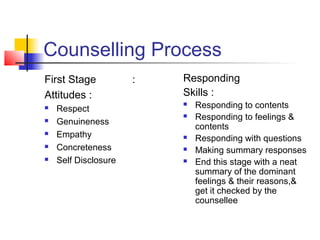 Basic counselling skills | PPT