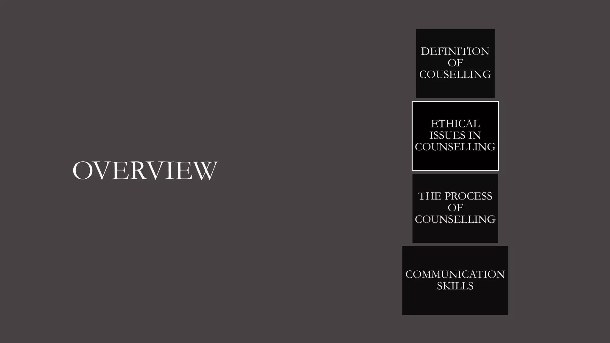 BASIC COUNSELLING SKILLS - Mentorship training.pptx