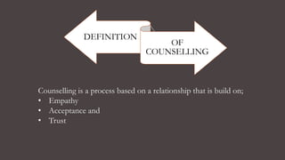 BASIC COUNSELLING SKILLS - Mentorship training.pptx