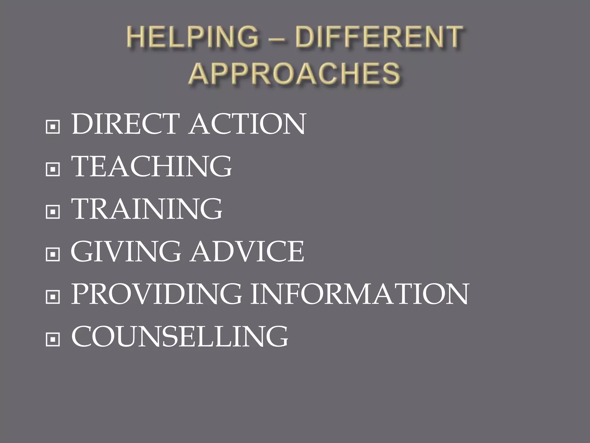 Basic counselling skills | PPTX