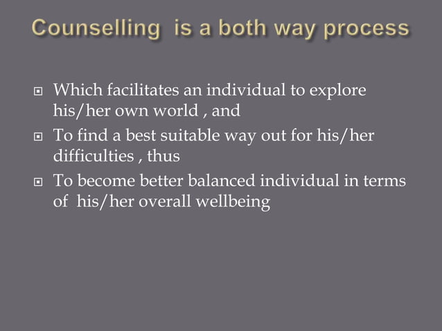 Basic counselling skills | PPTX