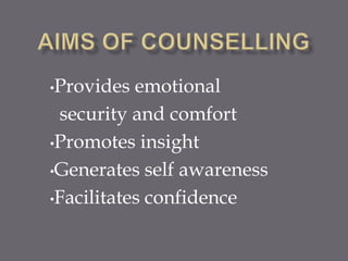 Basic counselling skills | PPTX