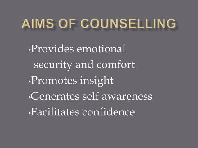 Basic counselling skills | PPTX