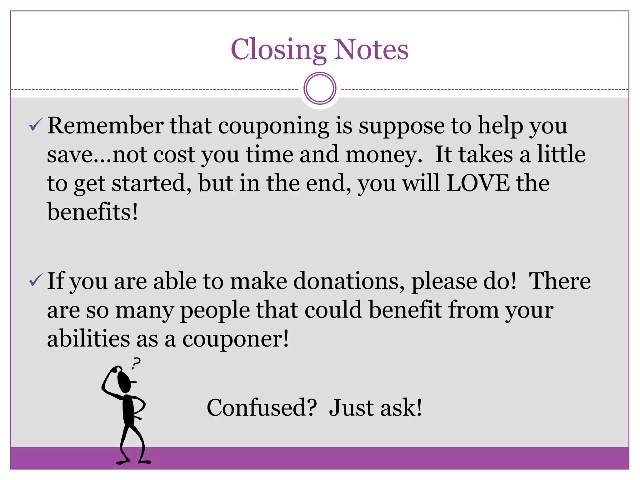 Basic couponing | PPTX