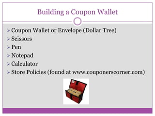 Basic couponing | PPTX