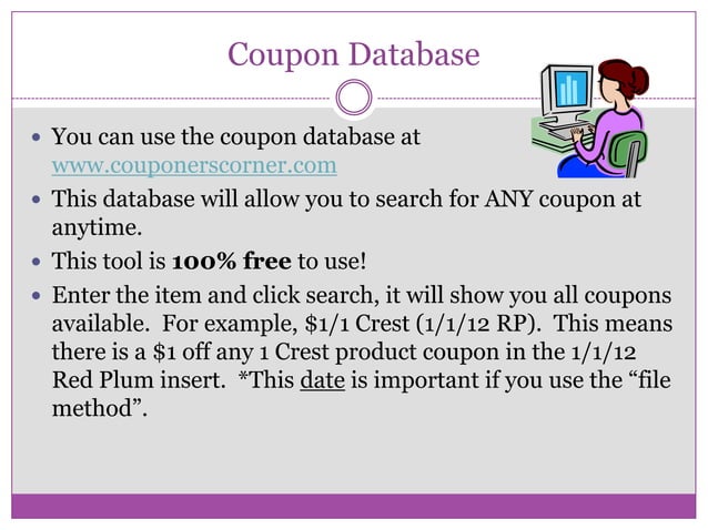 Basic couponing | PPT
