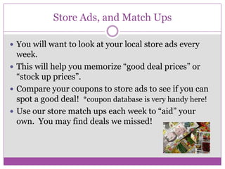 Basic couponing | PPTX