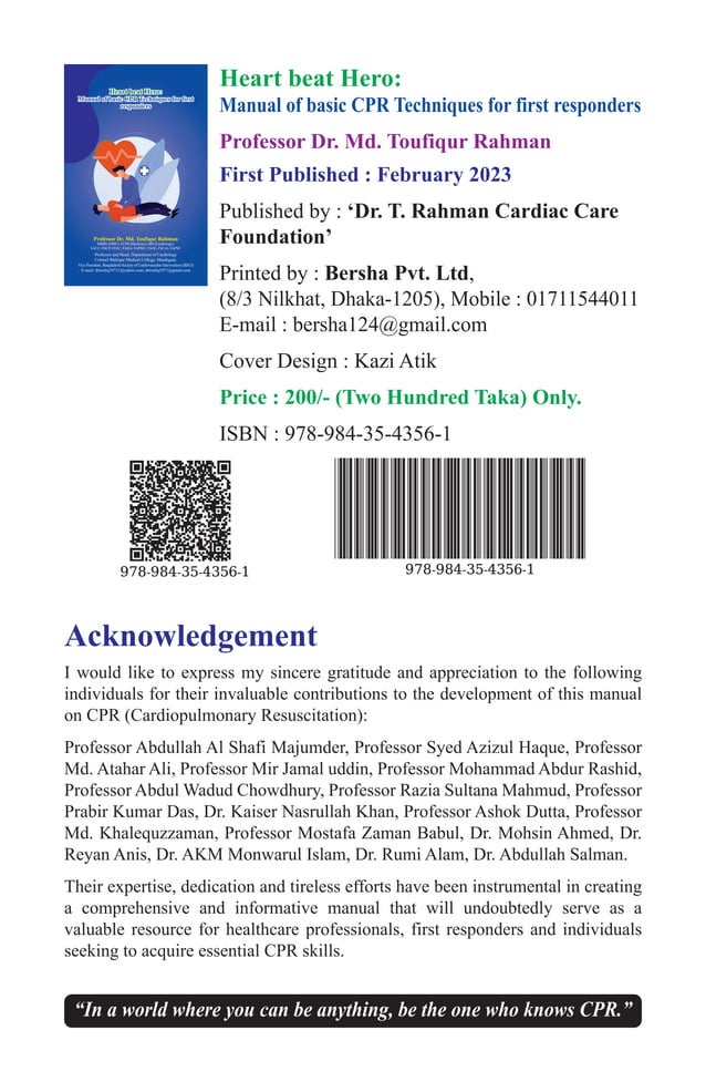 Manual of basic CPR.pdf | First Aid | Injuries